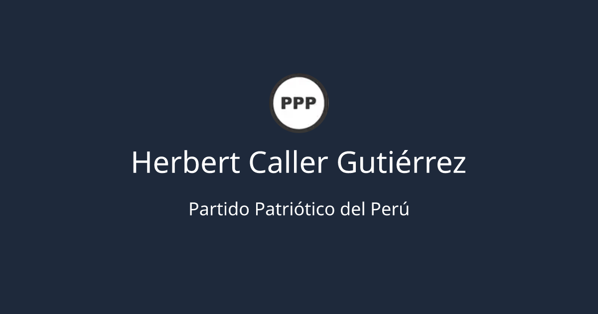 Herbert Caller Gutiérrez – Encuestas, Tendencia y Probabilidad ...