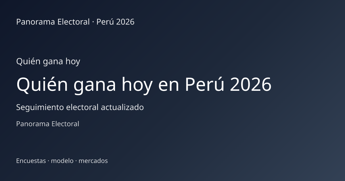 Keiko Fujimori lidera y sube | Quién gana | Panorama Electoral
